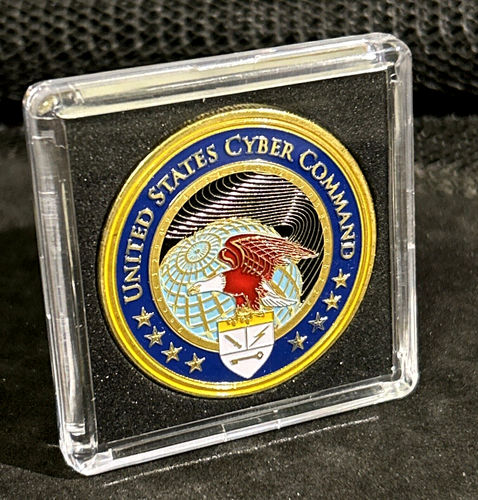 US CYBER COMMAND-Department of Defense Challenge Coin USCYBERCOM w/Case ...