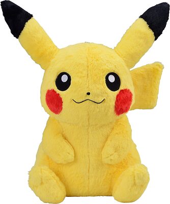 Pokemon Center Original Big Fluffy Plush Toy Pikachu Stuffed Toy Plush ...