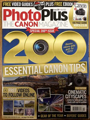 PhotoPlus The Canon Magazine 200th Issue Essential Cannon Tips | eBay
