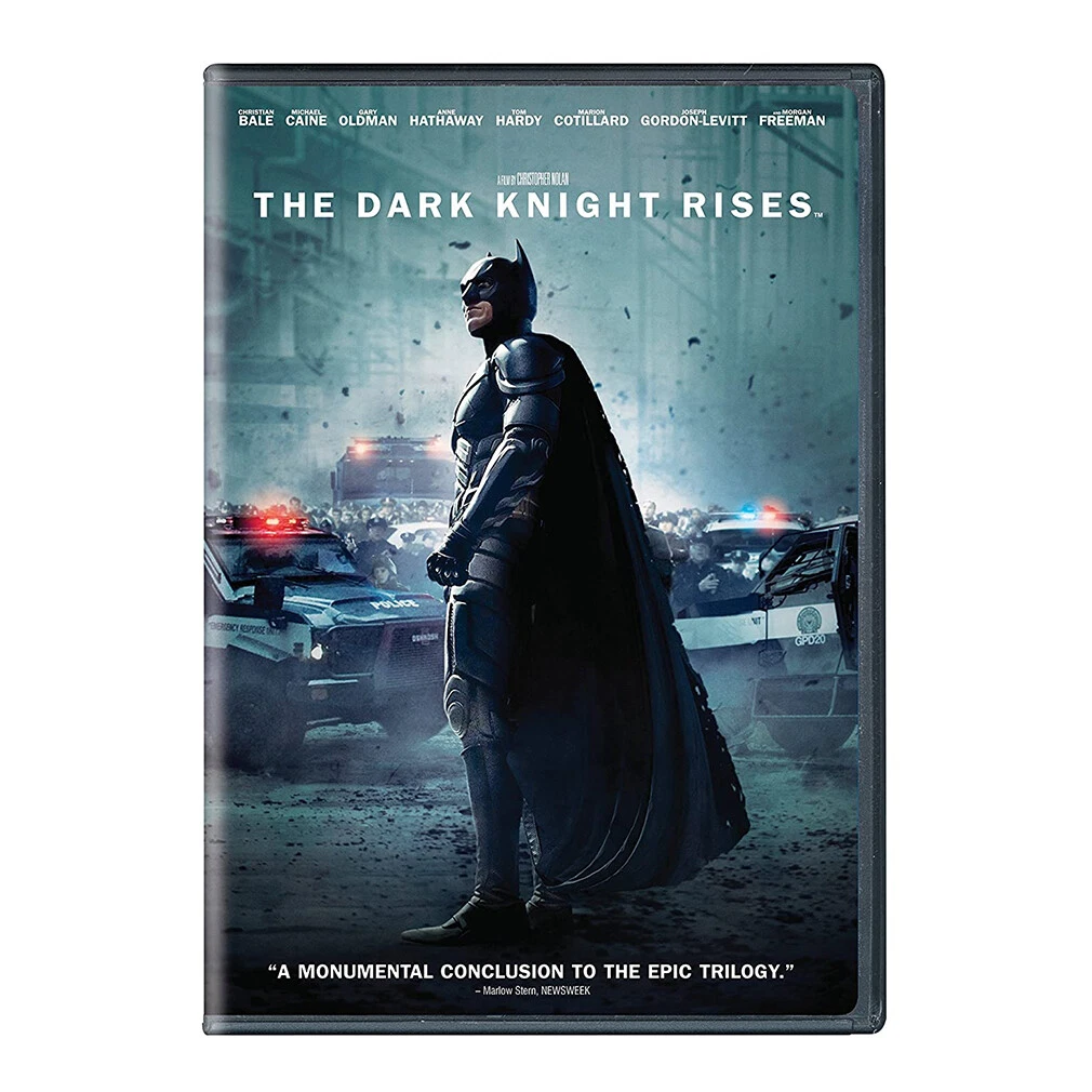 Dark Knight Rises Dvd Poster