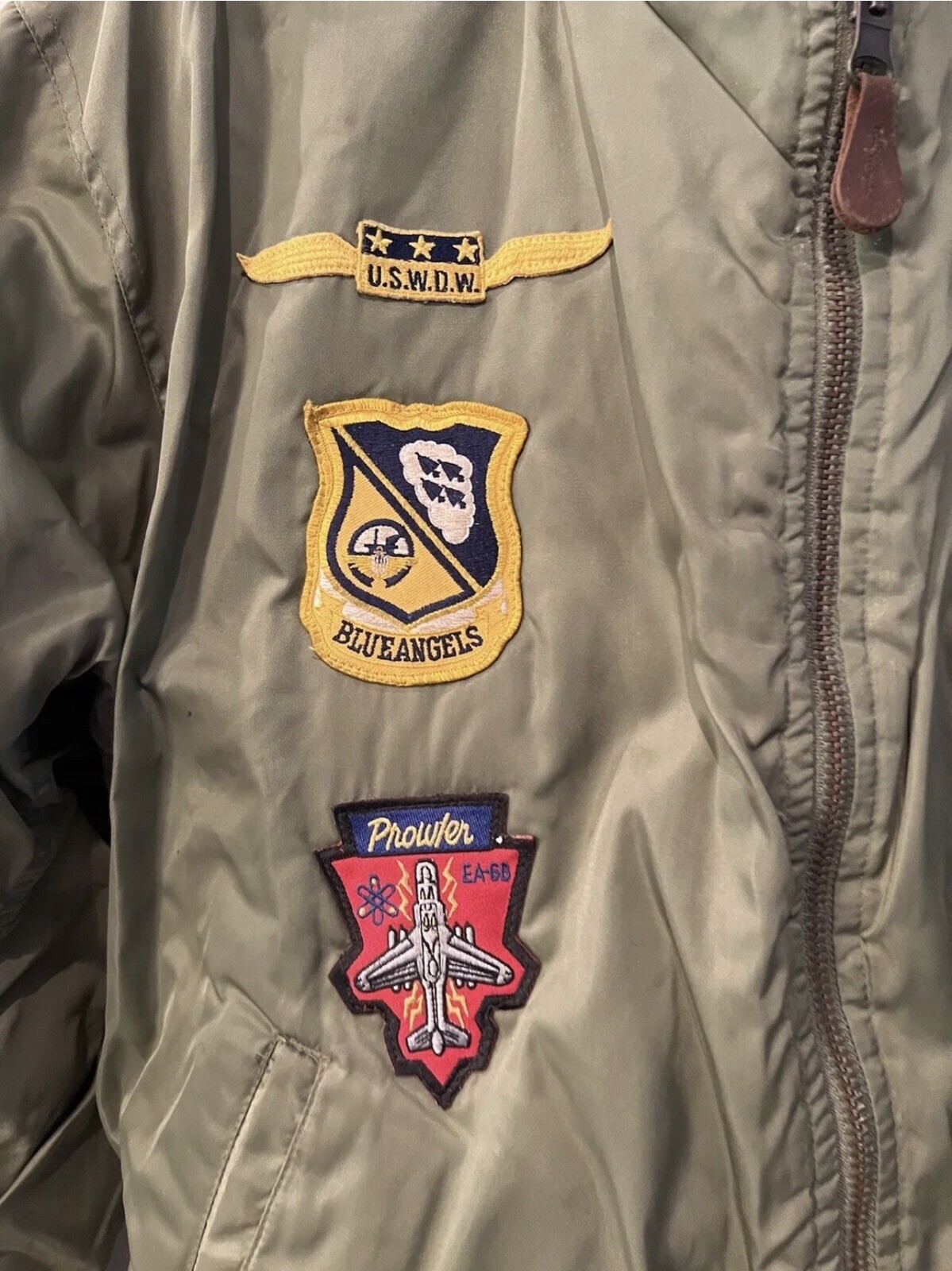 Army issued Bomber Jacket Jet Pilot Jacket Tom Cruise… - Gem