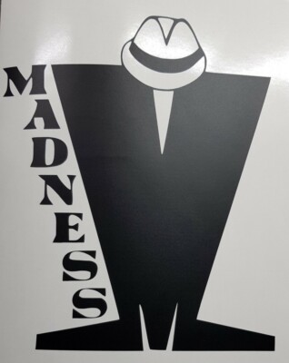 Madness Sign Car Decal Vinyl Sticker For Wall Or Window Bumper Panel ...