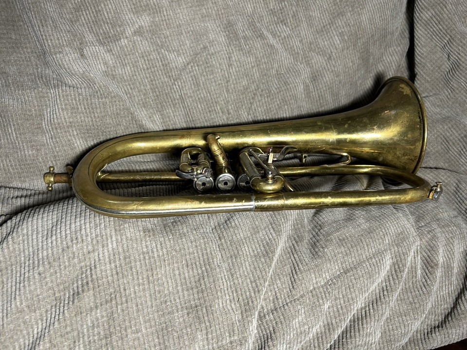 used Couesnon flugelhorn laquered brass , vintage 1970 | eBay