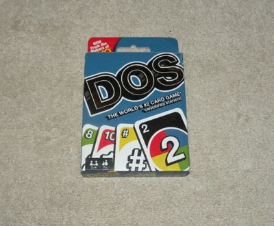 2017 Mattel DOS Card Game From The Makers of UNO New Open Box | eBay