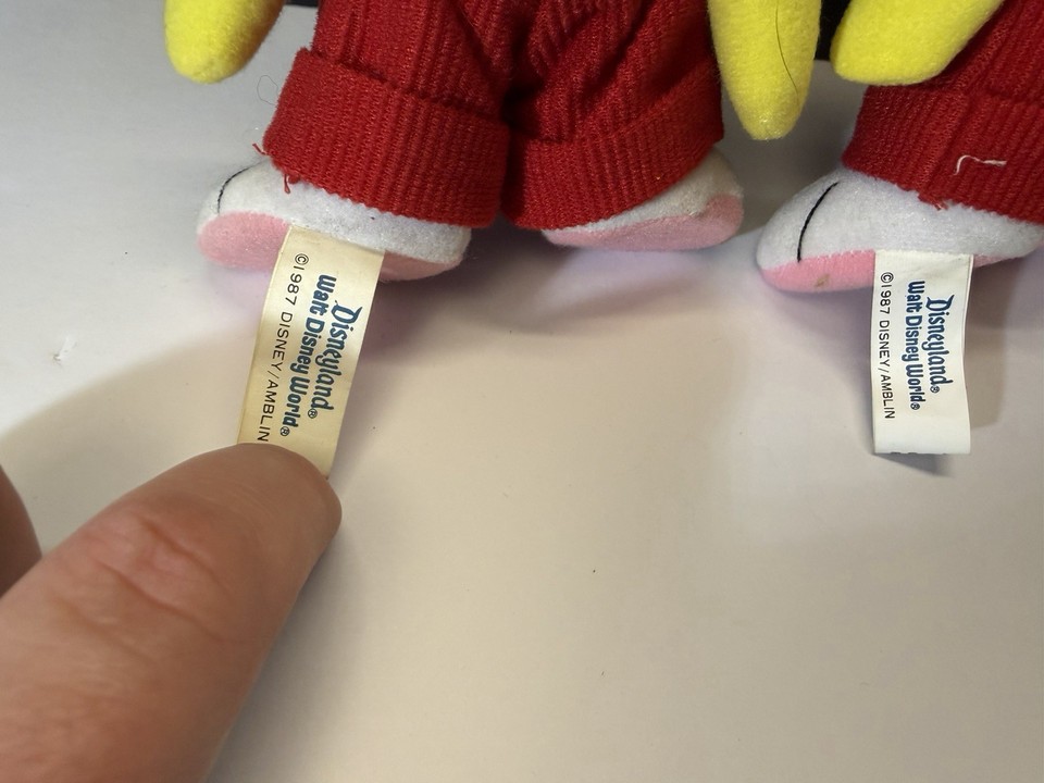 Vintage 1987 Who Framed Roger Rabbit Plush Stuffed 8" Posable Ears ...