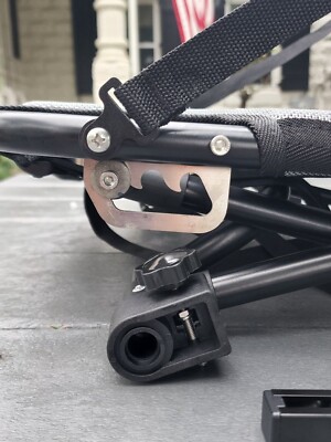 Kayak seat, quick drying, black powder coated, adjustable height, very ...