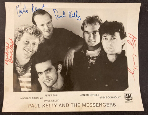 SIGNED Paul Kelly and the Messengers Australian Rock 1990s Music Press ...