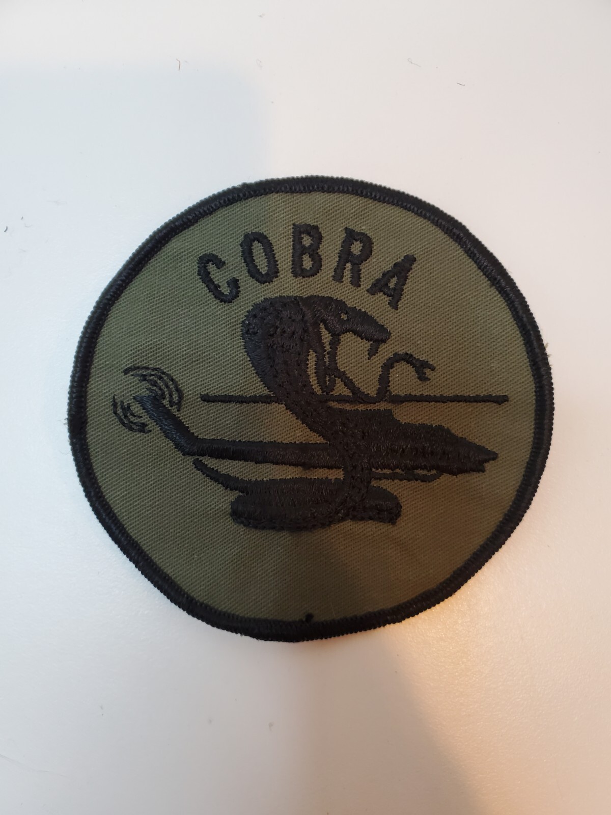 Cold War US Army Cobra Attack Helicopter Subdued Arm Patch RARE | eBay