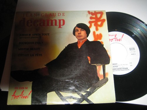 JEAN CLAUDE DECAMP - Ahhh! Apres Tout Rare French EP Sixties Pop Beat ...