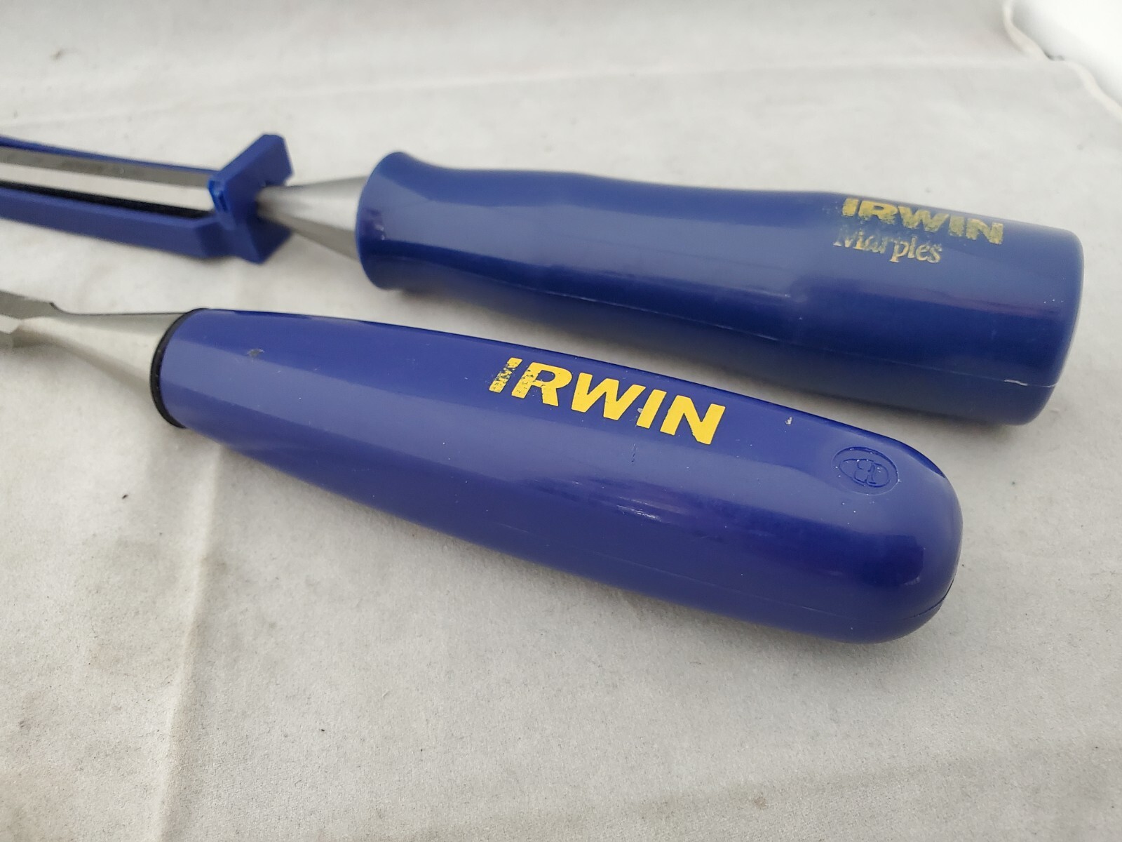 Irwin Marples Chisels, Set of 2, 13mm & 10mm, Blue Handles, Ships Free ...