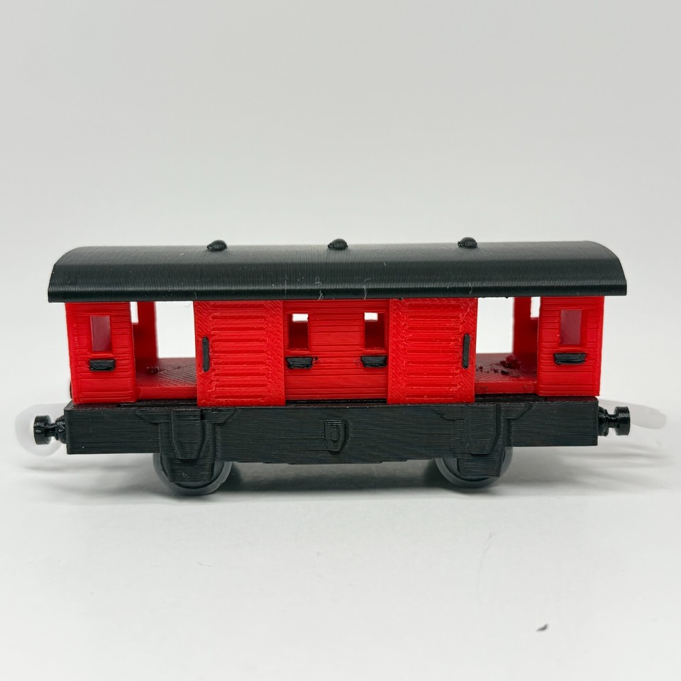 Trackmaster Plarail 2 Mail Trains Custom Made for Thomas & Friends Red ...