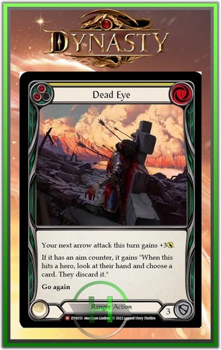 Dead Eye Yellow - FAB:Dynasty - DYN155 - Carte Officielle Anglaise | eBay