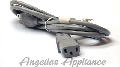 5Ft Detachable 3 Wire AC Power Supply Cord Replacement for PC Tower ...