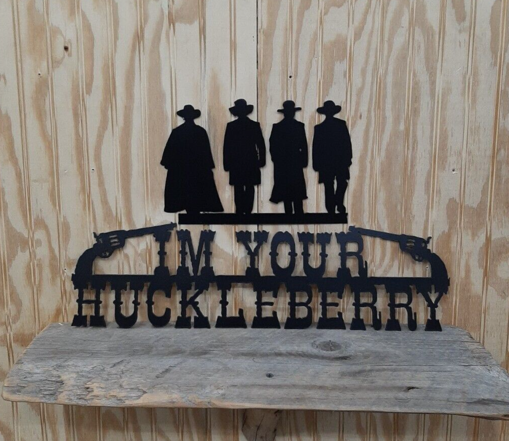 Cowboys/Metal/ Sign/Silhouette/Western/decor/Tombstone/Doc Holiday ...
