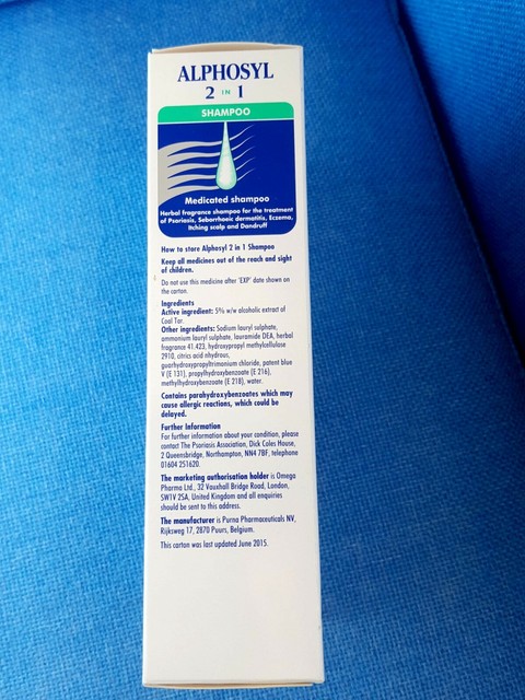 Alphosyl 2 in 1 Medicated Shampoo (250ml) for sale online | eBay