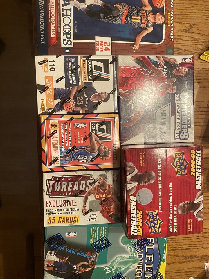 LOT OF UNOPENED Basketball PACKS UNOPENED BASKETBALL Pack Lot Estate ...