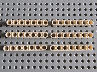 LEGO Technik Liftarme 1x7 Weiß White Technic Brick 6 Stk. 32524 A159 | eBay