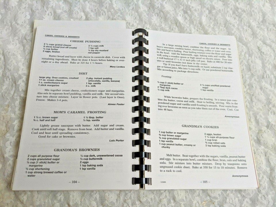 1998-LYNCHBURG VA COOKBOOK ONCOLOGY DEPT VA BAPTIST HOSPITAL-SPIRAL-112 ...