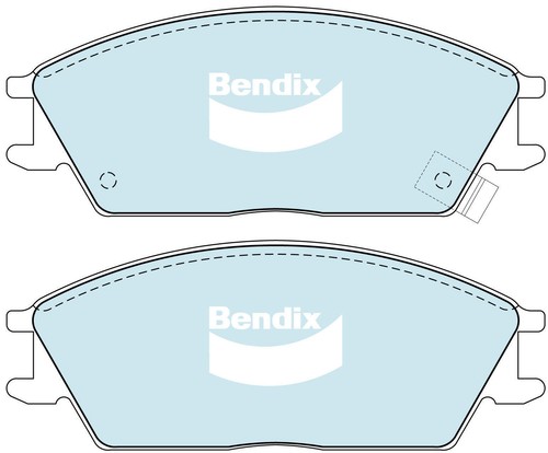 Brake Pads General CT Bendix DB1252GCT for Hyundai Accent LC Sedan 1 ...