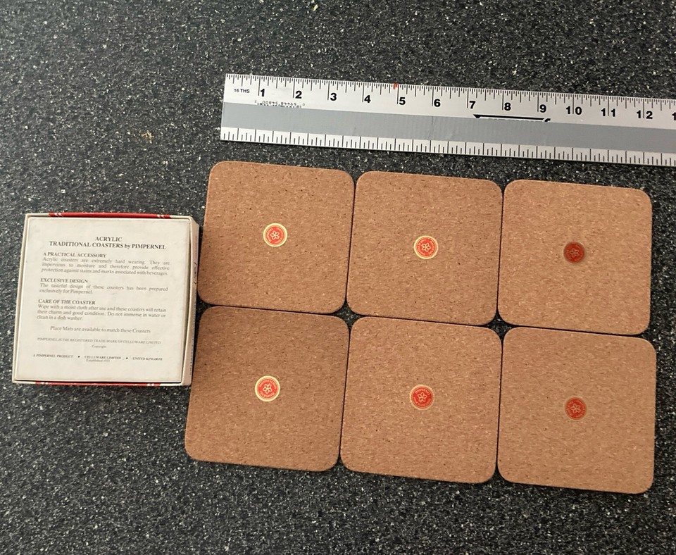 Vintage Pimpernel Clipper Ships Coaster Set of Six original box Made in ...