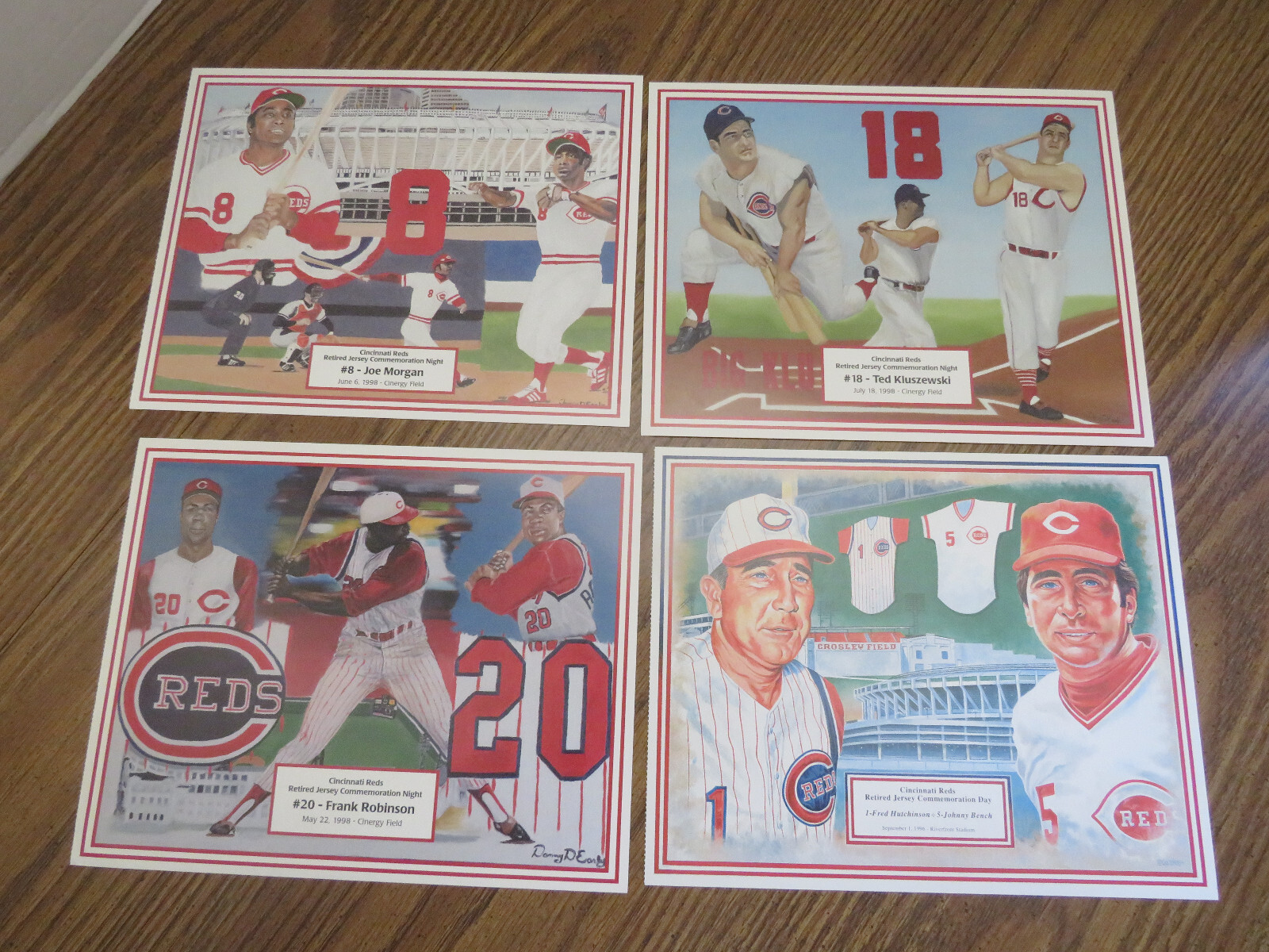 Cincinnati Reds Retired Jersey Commenoration (Day)Nights Nos #1, 5, 8 ...