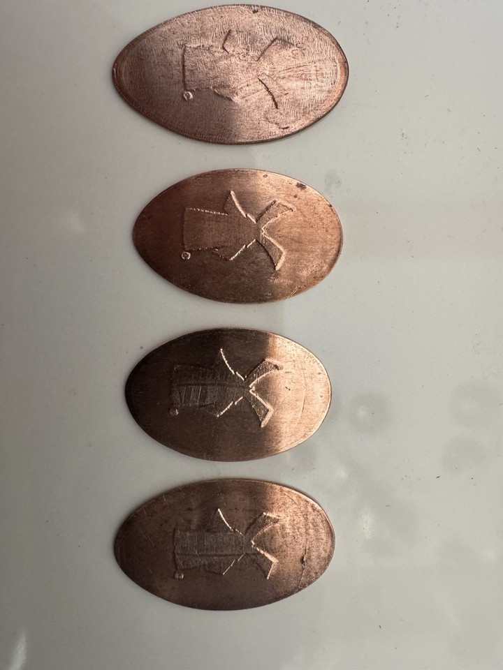 Dutch Bros Memorabilia Copper Smashed Pennies Logo | eBay