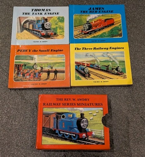 Vintage Railway Series Miniatures 4 Thomas The Tank Engine Books | eBay UK