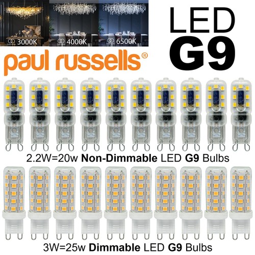 1-20X G9 LED Bulbs 2.2W 3W Capsule light Replace 20w 25w Halogen G9 ...
