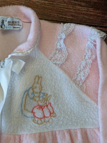 Beatrix Potter Peter Rabbit Sleeper Footed Pajamas Toddler 1980s ...