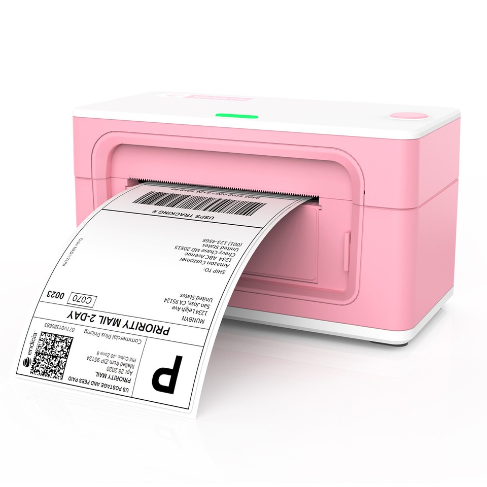 MUNBYN Thermal Shipping Label Printer USB 4x6 Barcode Labels for USPS ...