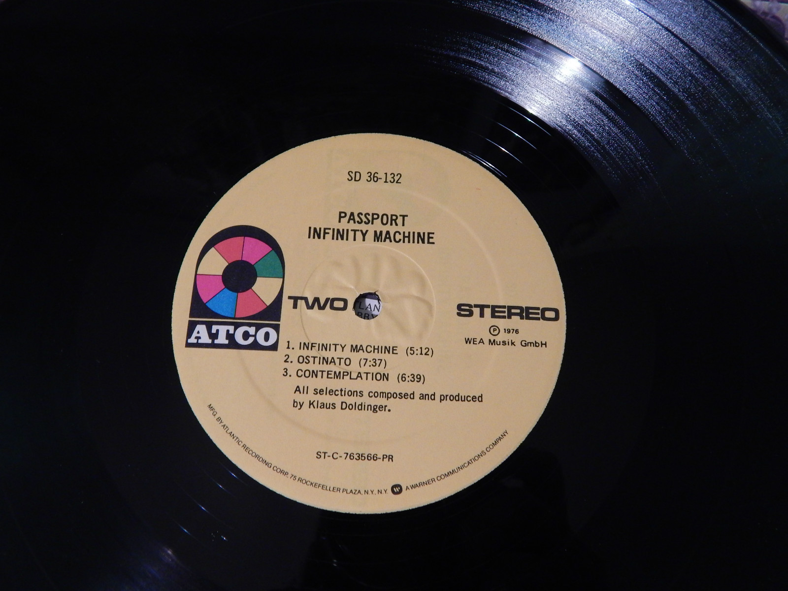 PASSPORT - Infinity Machine (VINYL, LP, 1976) Prog_Jazz_Fusion [ATCO ...