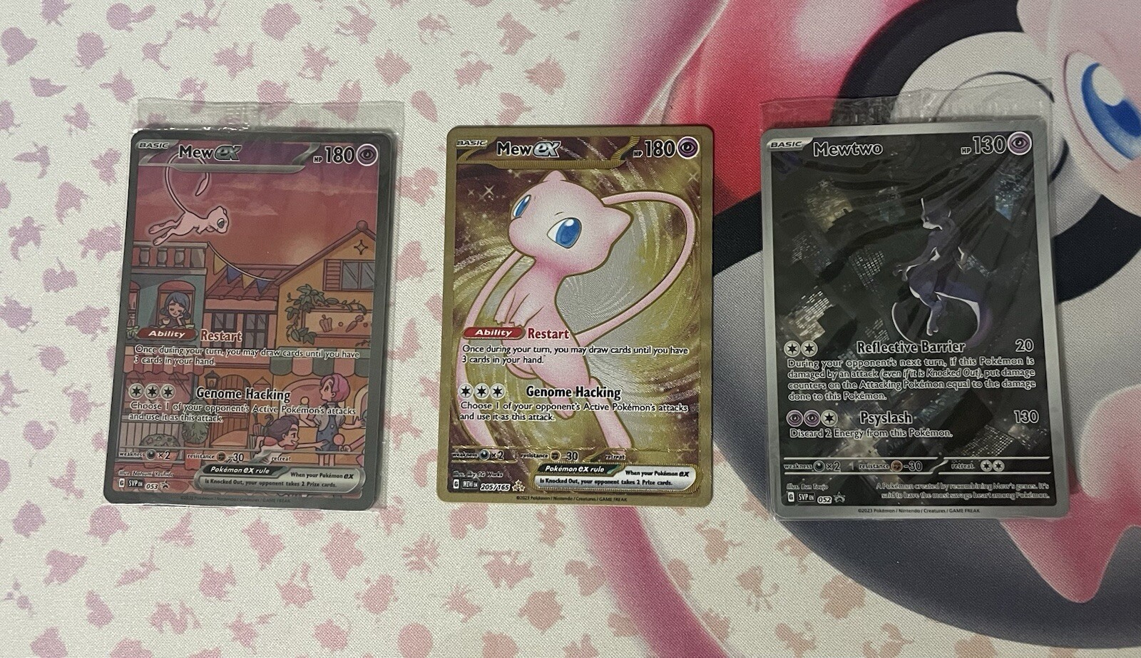 Pokemon 151 Mew & Mewtwo Ultra Premium Collection UPC 3 Card Promo Set ...