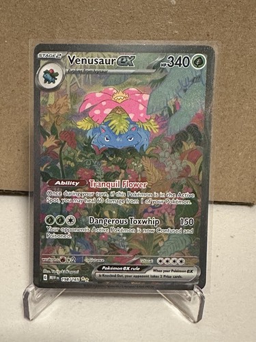 Venusaur EX 198/165 Scarlet & Violet 151 Special Illustration Rare ...