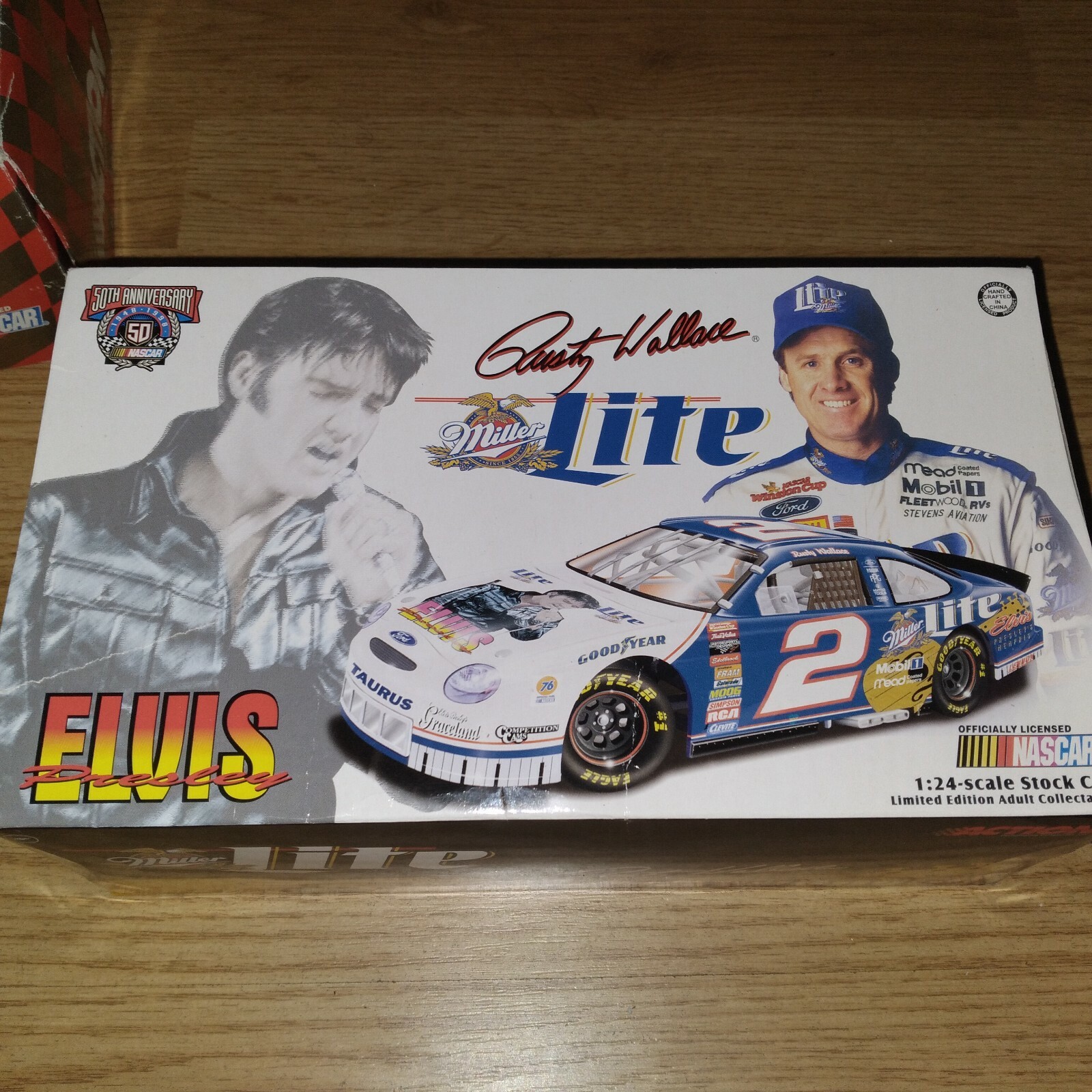 ACTION 1:24 Rusty Wallace #2 Miller Elvis 1998 Ford Taurus Diecast Car ...