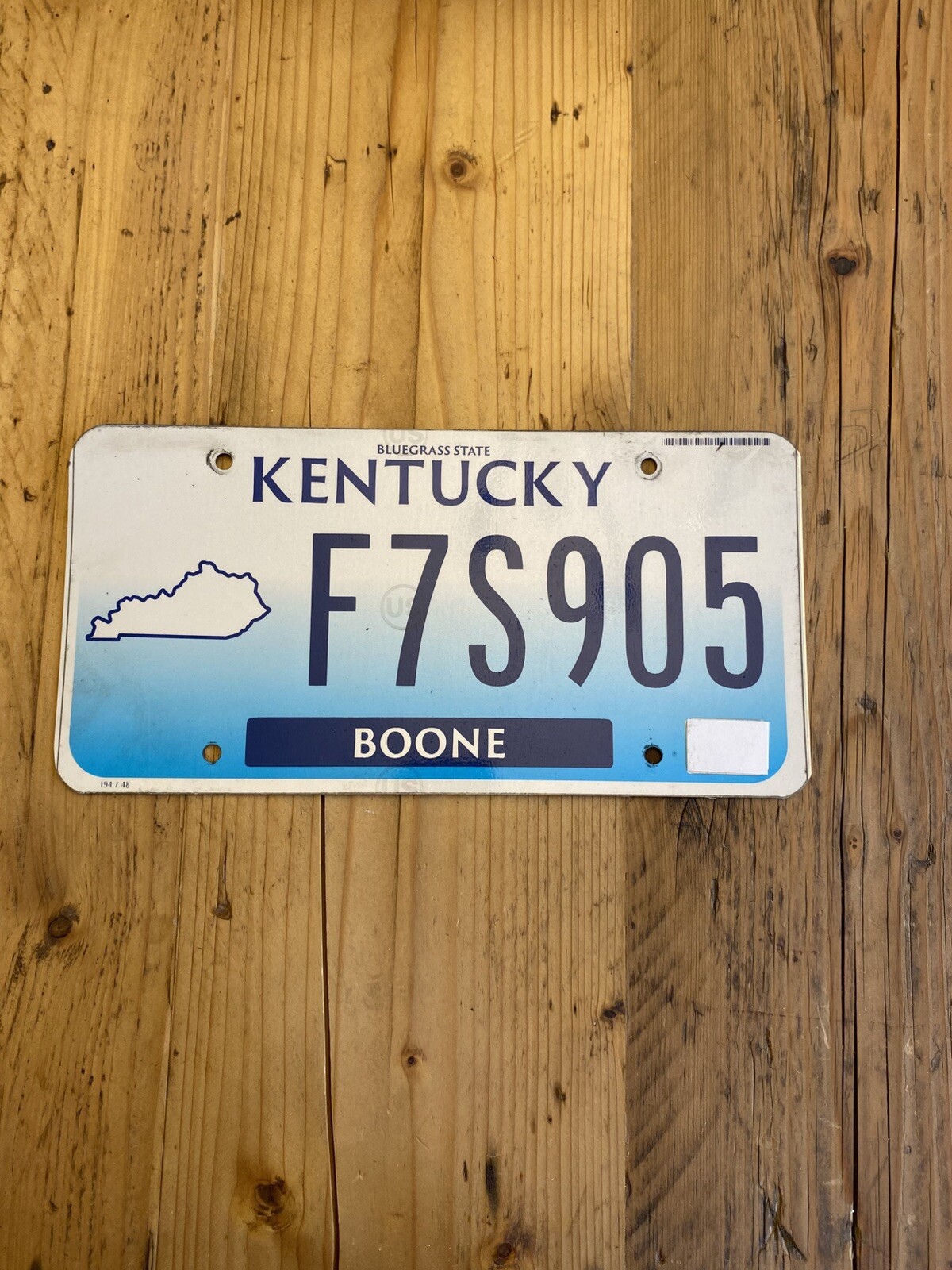 Vintage Kentucky Bluegrass State US Car License Plate F7S905 | eBay