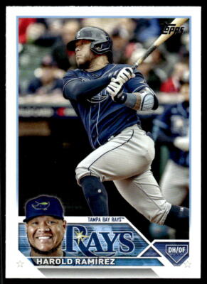 2023 Topps 387 Harold Ramirez Tampa Bay Rays Baseball Card | eBay