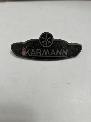 Vintage Karmann Ghia Metal Badge Emblem Volkswagen Pre Owned | eBay
