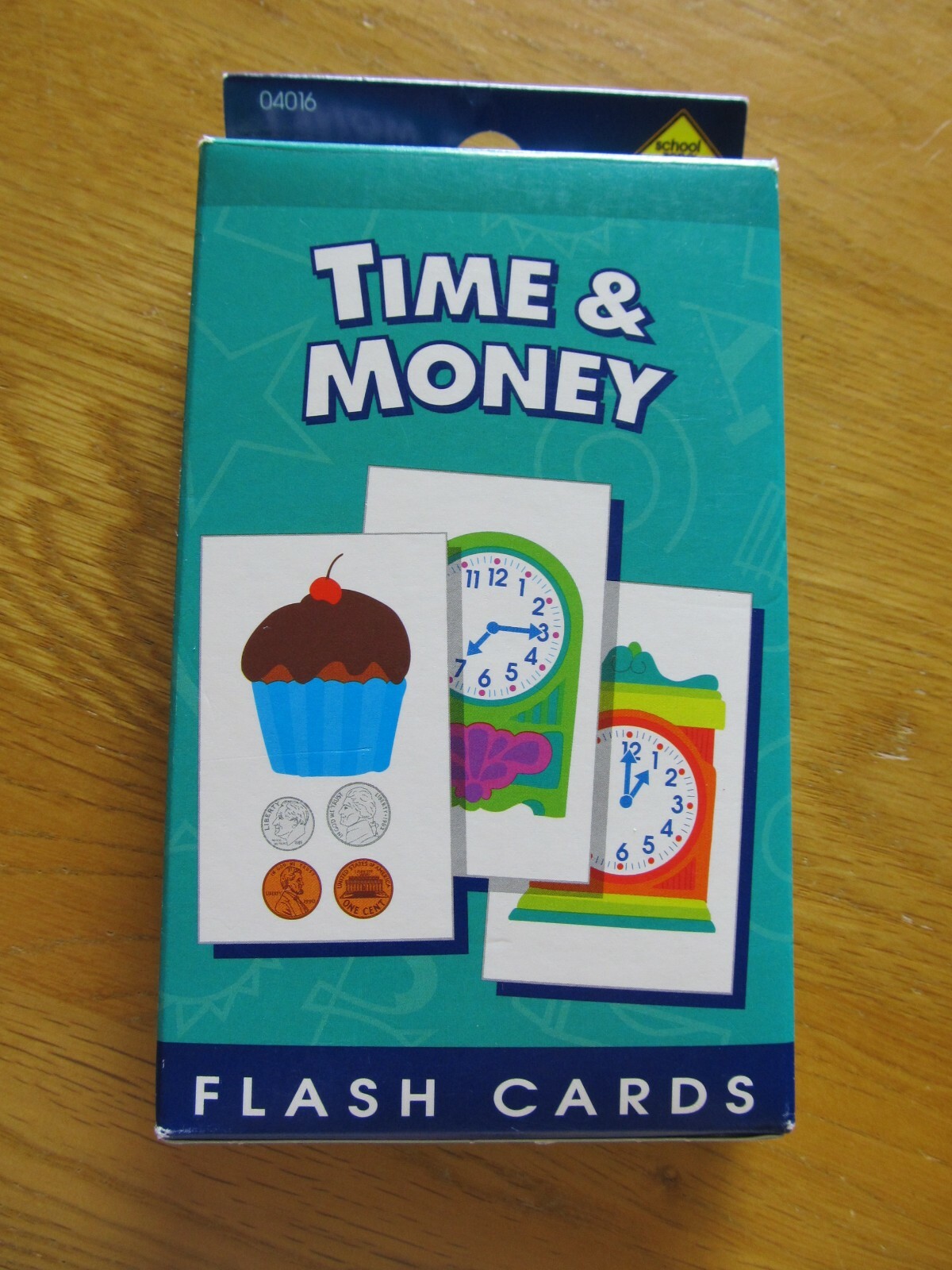 Time & Money Flash Cards by School Zone Publishing, New | eBay