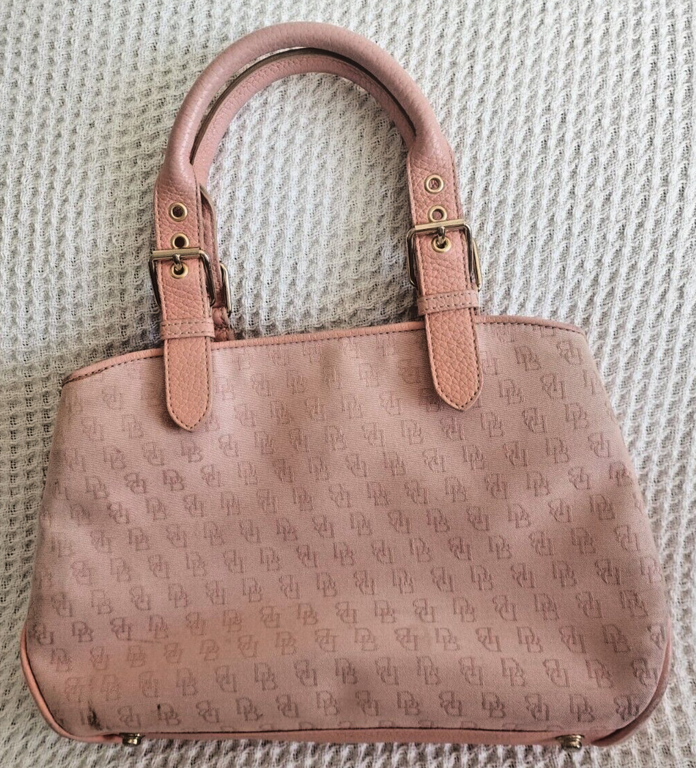 Dooney Bourke Babydoll Pink DB Monogram Signature Han… - Gem