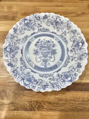 Vintage Arcopal Honorine Blue & White Floral Soup Cereal Bowl 7.125" | eBay