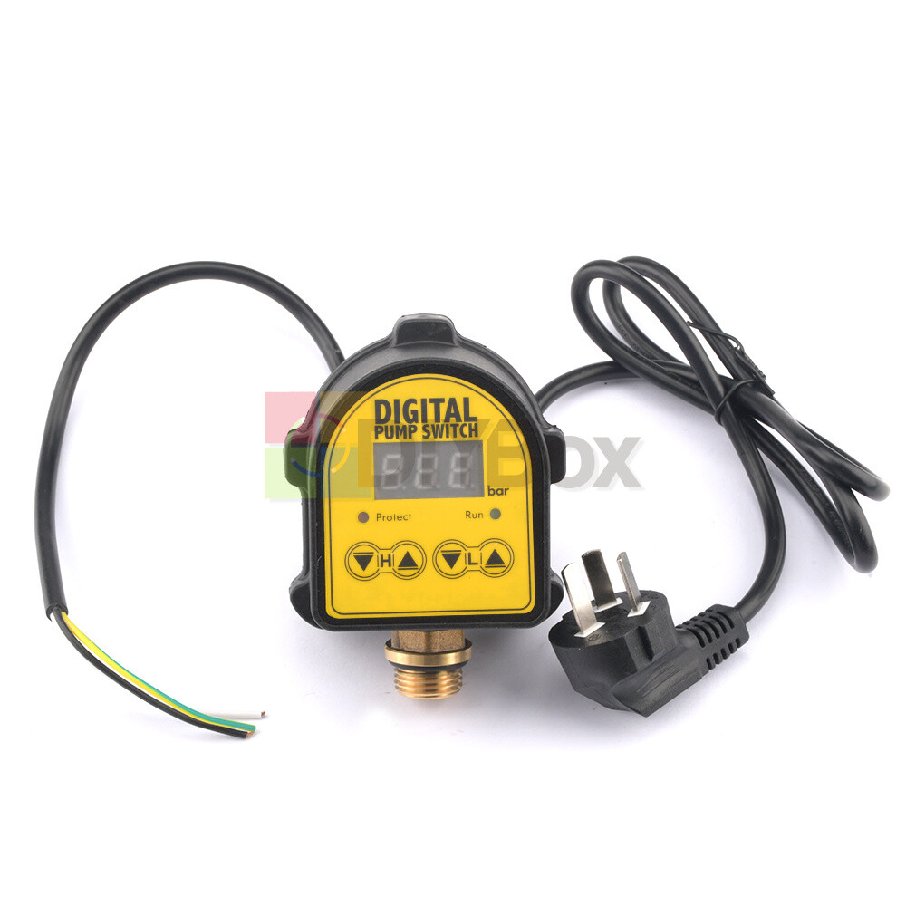 Intelligent wate Digital Pressure Controller Switch 220V For Water Ail Gas Pump | eBay