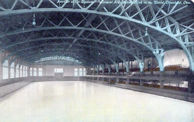 Cleveland Ohio Interior of Elysium Largest Skating Rink in World ...