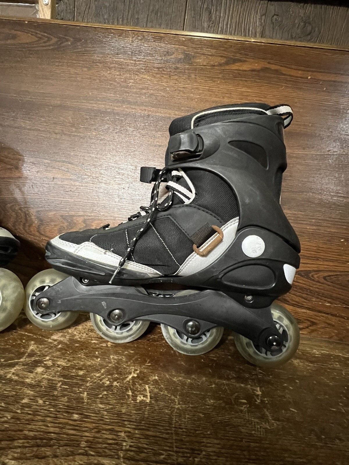 Men’s K2 EXO 2.1 Black Silver Roller Blades In-line Skates Men's Size 9 ...