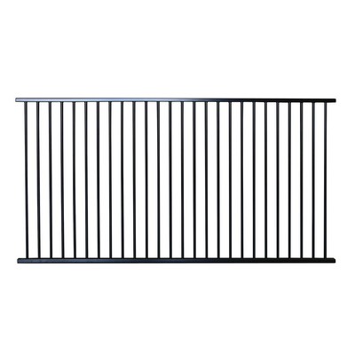 WA Stratco Aluminium Flat Top Pool Fencing Panel Black | eBay Australia