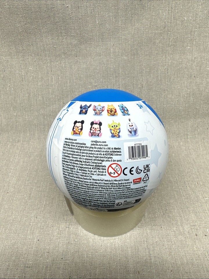 NEW ZURU DISNEY SNACKLES 2025 SERIES 1 6 INCH PLUSH STUFFED ANIMAL ...