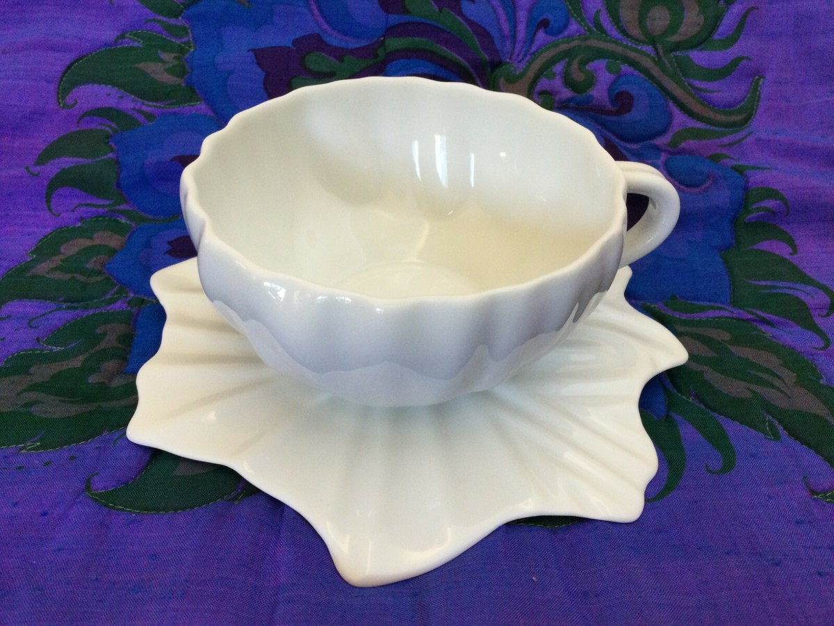 NEW • JACQUES PERGAY Limoges FRANCE • Set of 4 White NEW • JACQUES PERGAY Limoges FRANCE • Set of 4 White