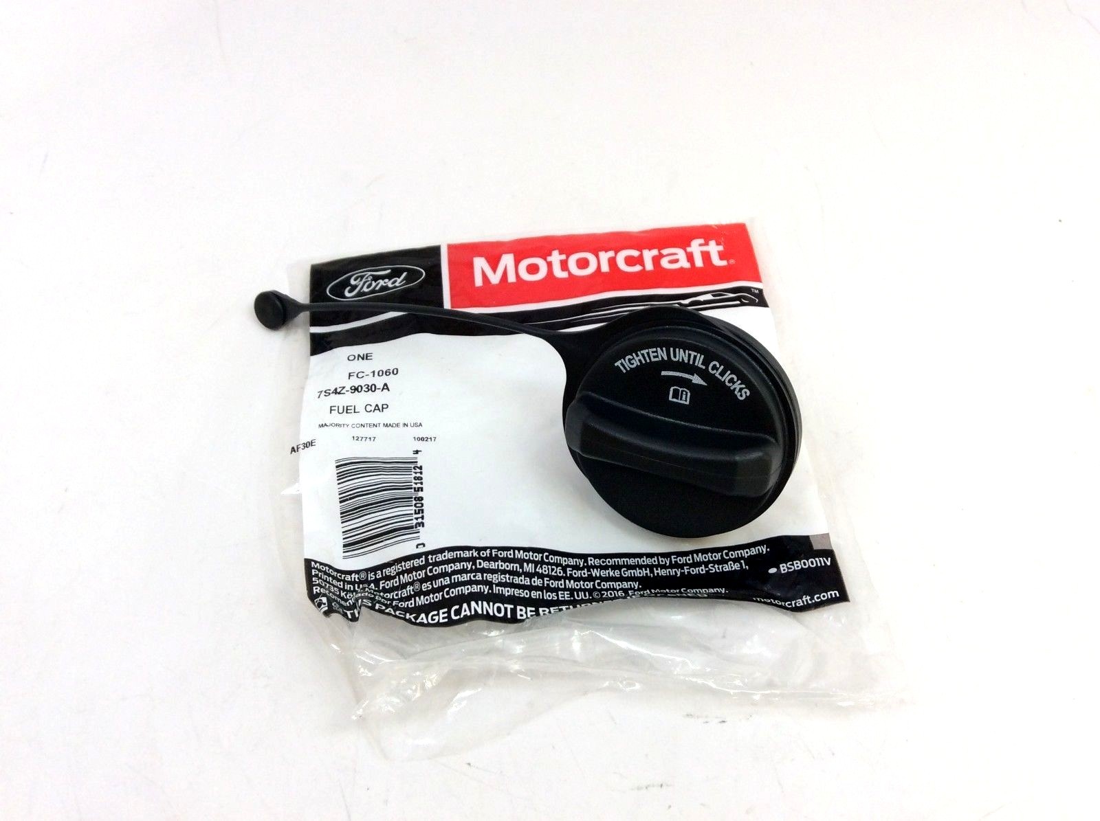 04-07 Ford Mercury 2.0L 2.3L 3.0L Motorcraft Fuel Filler Gas Cap With ...