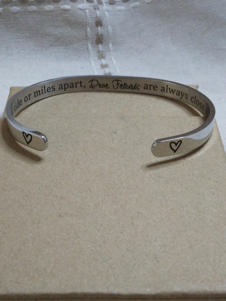 Inspirational Quote Bracelet Set Of 2 Inspirational Quote Bracelets