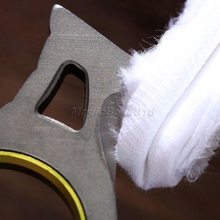 EDC Ring Cutter Rope Parachute Cord Knife Stainless Steel Keychain ...