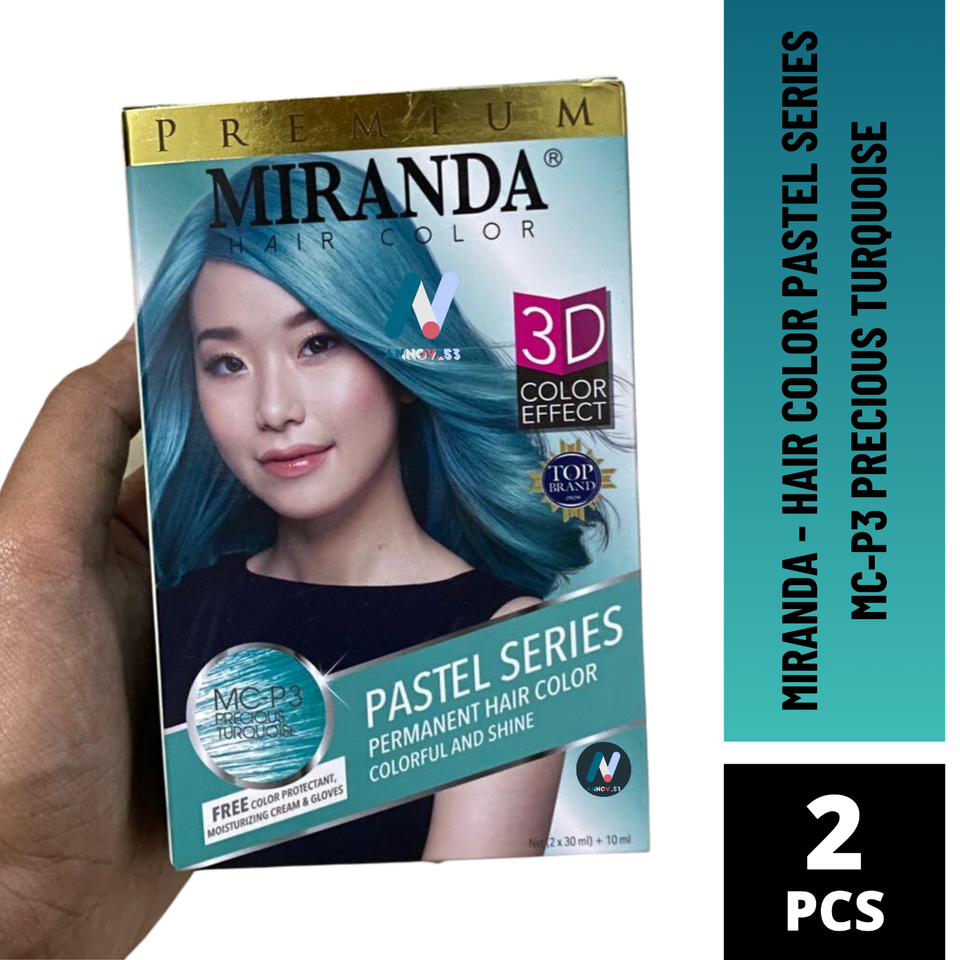 2X MIRANDA 3D Permanent Hair Dye Shine Color Pastel #MC-P3 Precious ...